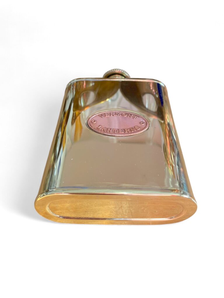 Brass Oil Can Flask and Funnel Set | Vermont Lanterns