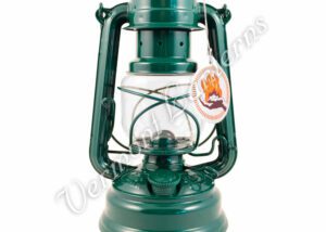 Feuerhand Hurricane Lantern German Made - Green | Vermont Lanterns