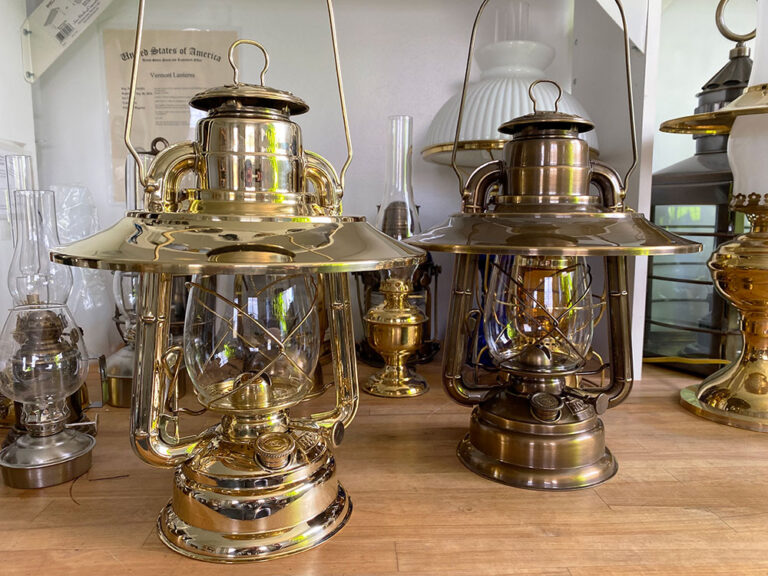 Brass Shade Reflector for Hurricane Lantern | Vermont Lanterns