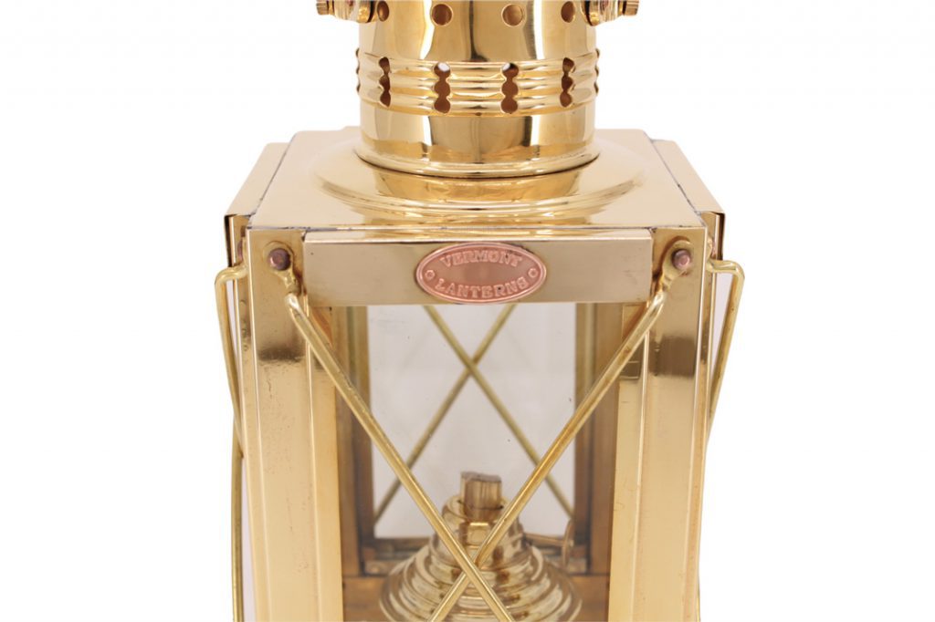 Cargo Lantern - Brass Oil Lamp 10" | Vermont Lanterns